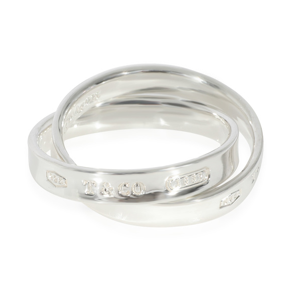 Tiffany & Co. | Jewelry | Tiffany Co 837 Interlocking Ring In Sterling ...